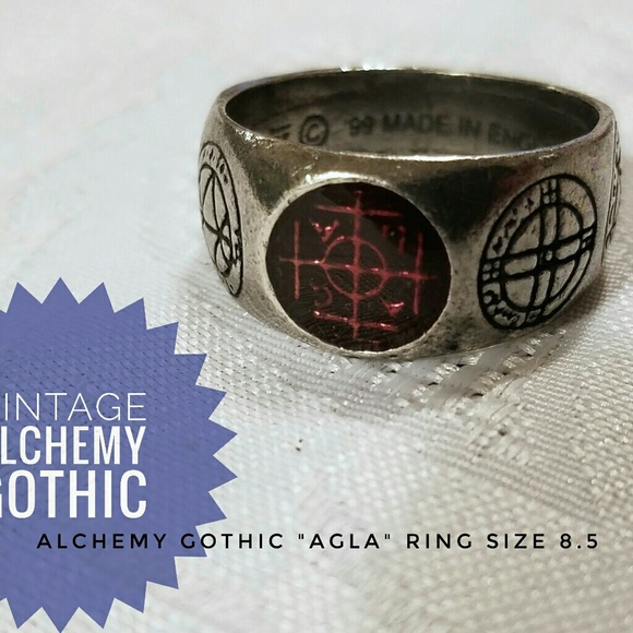 Alchemy Gothic of England | Jewelry | Vintage Alchemy Gothic Agla Ring ...